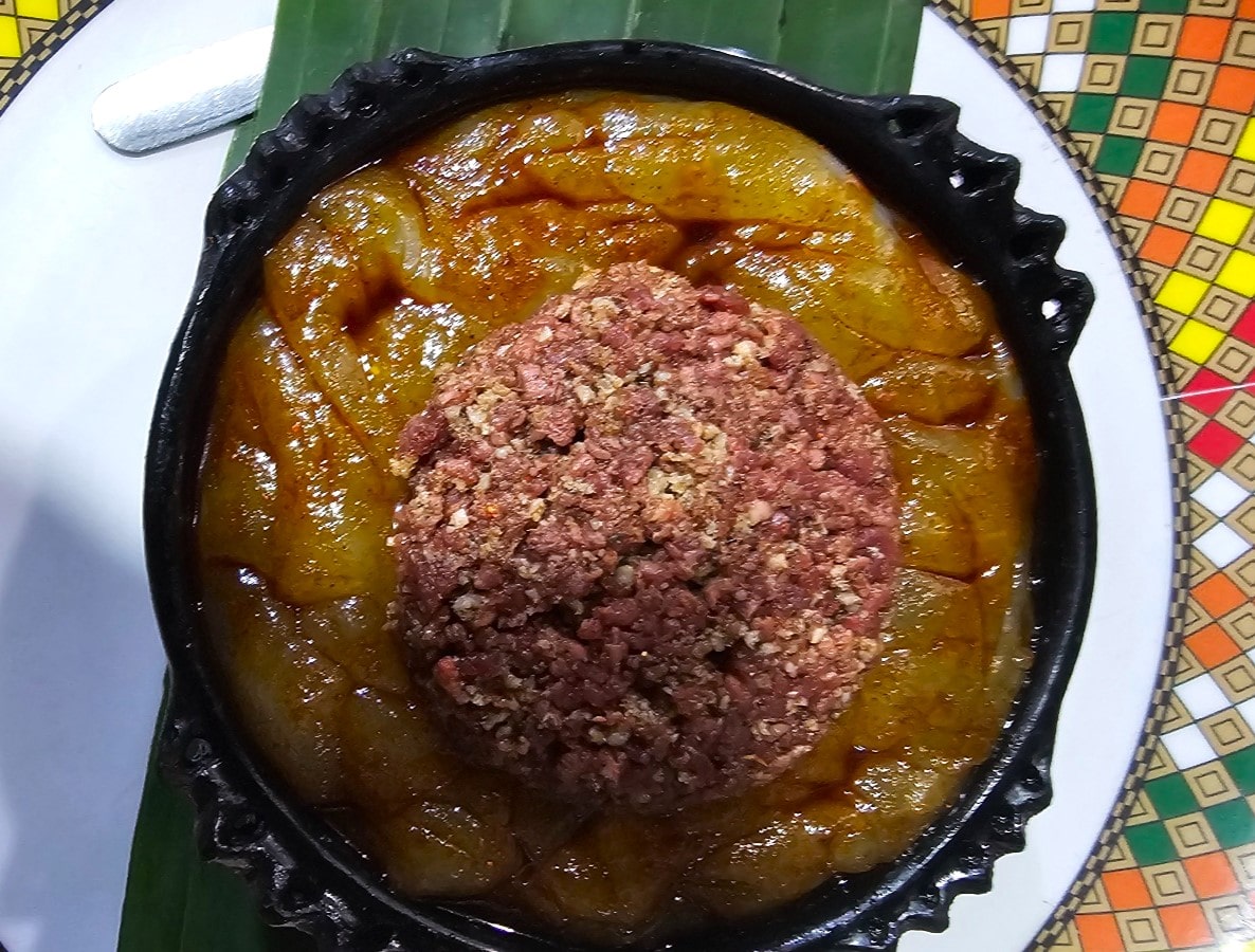 Anwar Yehager Bet Tibs ena Traditional Kitfo Menu