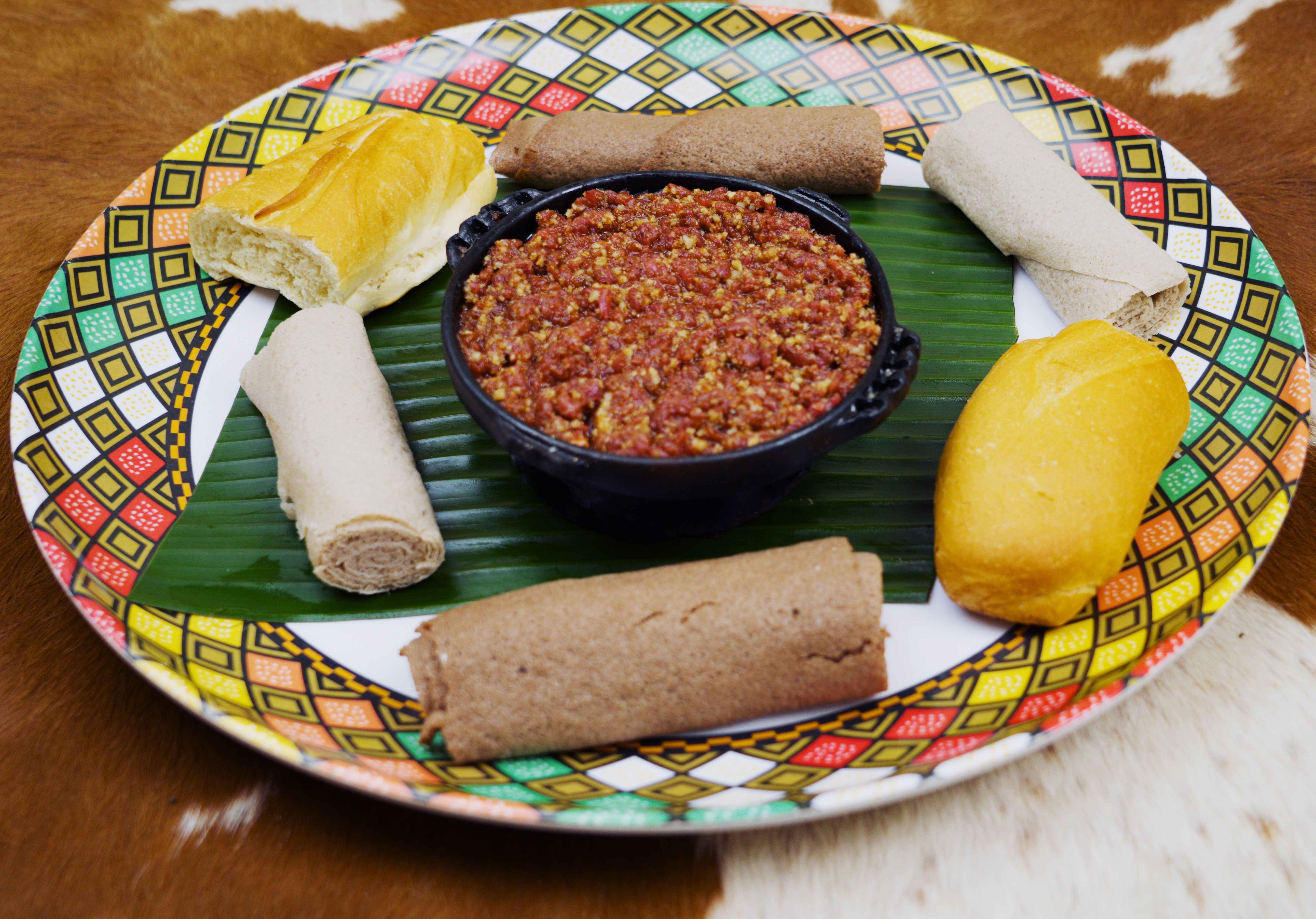 Anwar Yehager Bet Tibs ena Traditional Kitfo Menu